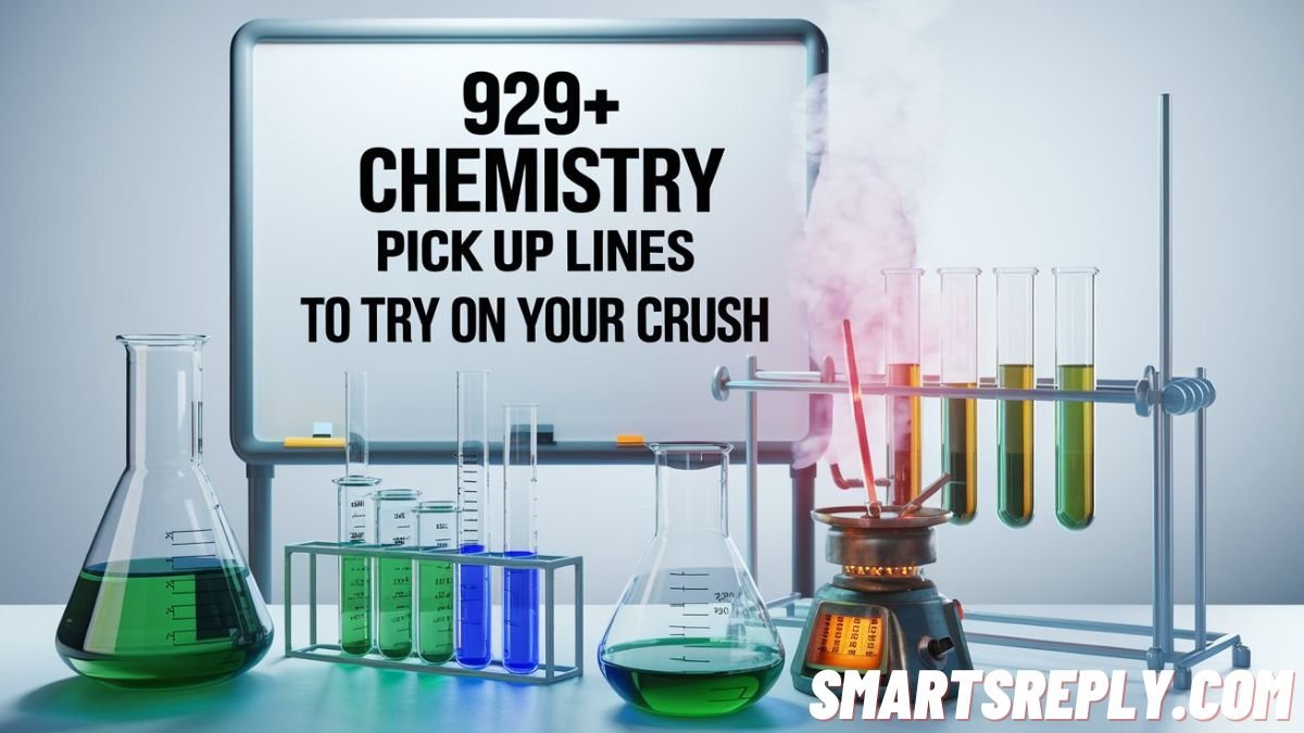 929+ Chemistry Pick Up Lines to Try on Your Crush